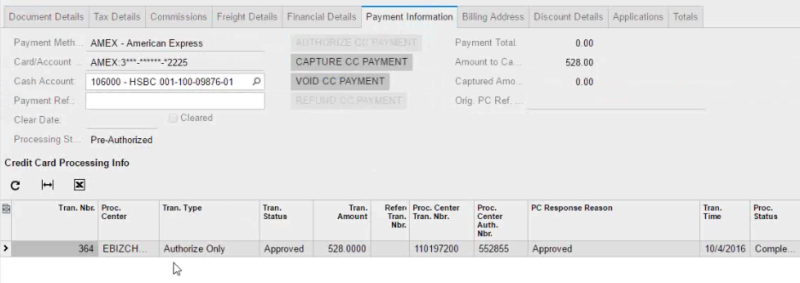 Credit Card Processing in Acumatica - Century Business Solutions